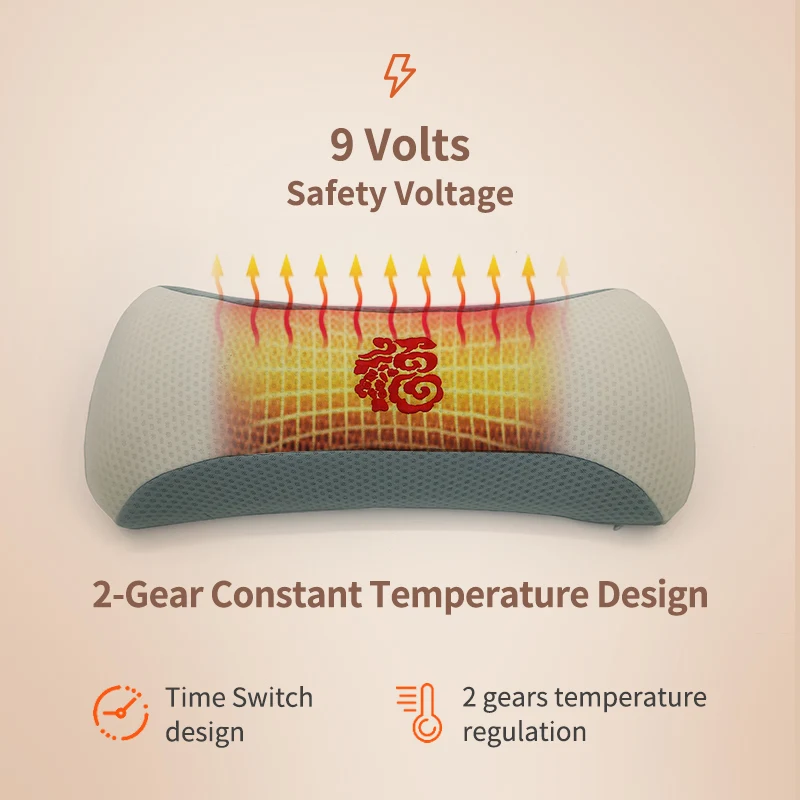 Customized Cervical Traction Pillow Pain Relief Lumbar Support Electric ...