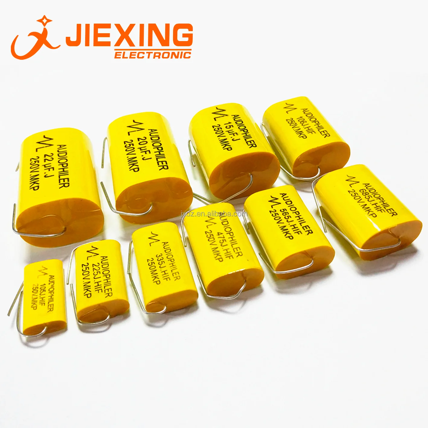 MKP Axial Polyester Film Capacitors for Audio - 2.2UF to 47UF