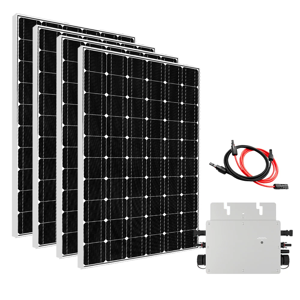 550W Flexible Outdoor Balcony Solar Panels with 600W Micro Inverter for ...