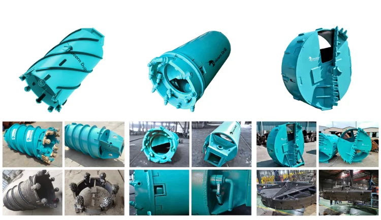 Crossing Core Barrel Bauer Drilling Rig Drilling Tools Drilling Bucket ...