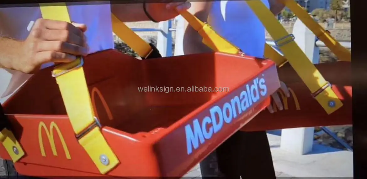 Plastic Hawker Vending Tray - Display Bag by FLOWVISUAL