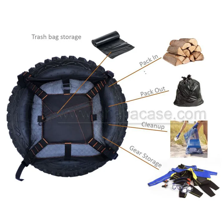 Factory 4x4 Offroad Vehicle Trash Bag - Heavy Duty Dive Mesh Gear Bag