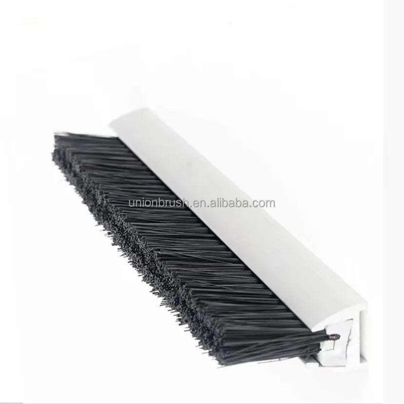 High Quality Nylon Bristle Sealing Strip Brush - Flexible Rubber H Profile