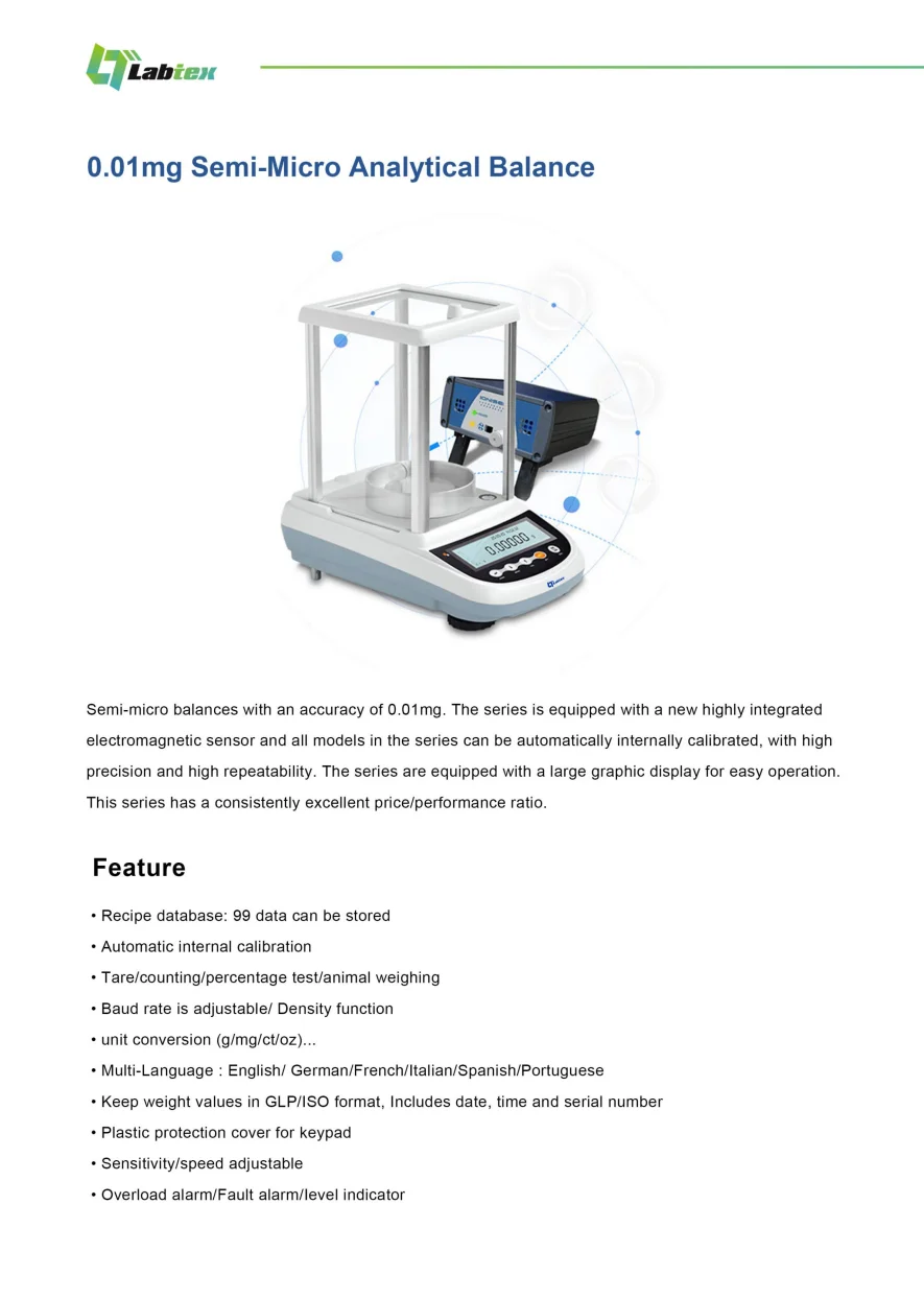 Labtex Hot Seller 0.01mg0.1mg1mg Laboratory Analytical Scales Automatic ...