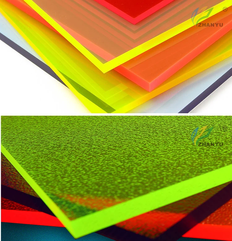 Cast Curved Fluorescent Acrylic Sheet Acrylic Sheet 2mm-50mm ...