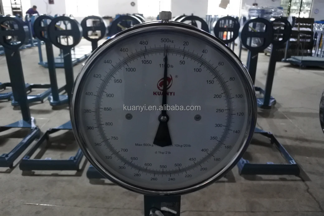 Analog 300kg Weighing Platform Scale - Heavy Duty & Accurate