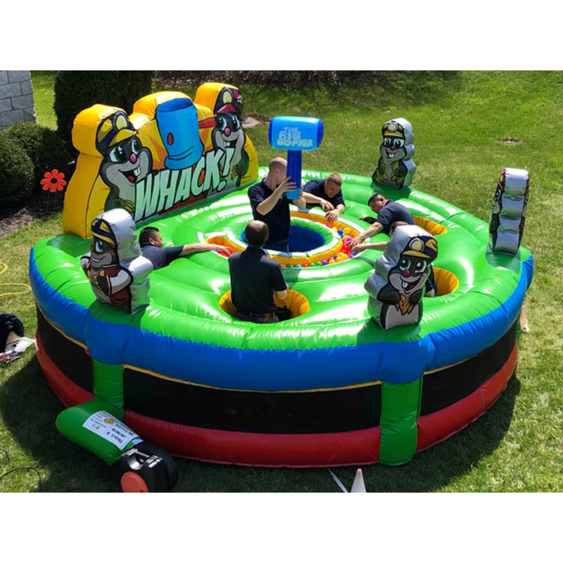 Giant Commercial Carnival Games Human Whack Attach Inflatable Zap A ...