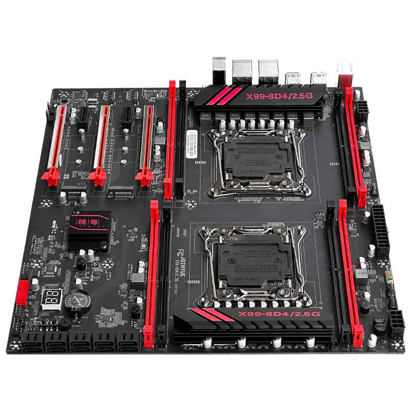 Original New X99m 8d4 Ddr4 Cpu E5 V3 V4 Lga2011-3 Dual Cpu Slot Atx For ...