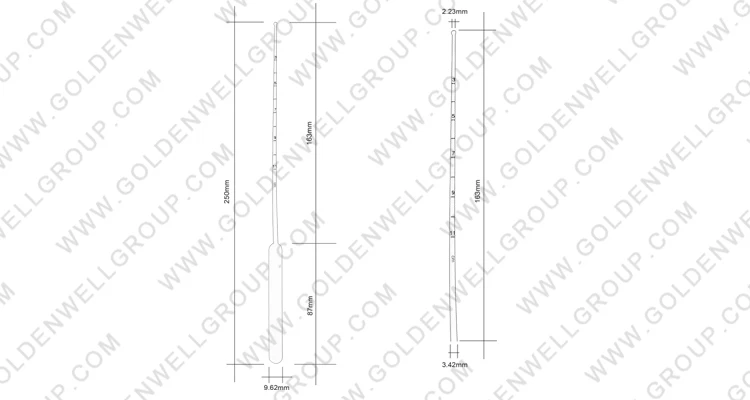 Disposable Medical Gynecological Cervical Uterine Uterus Probe Sound ...