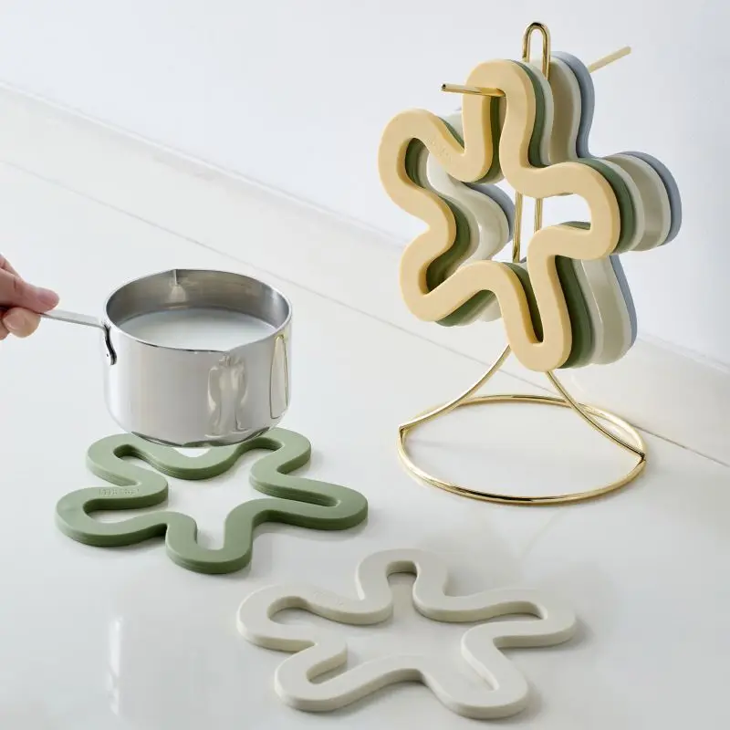 Hot Sale Nordic Flower Insulated Table Mat Ironing Bowl Pan Mat ...