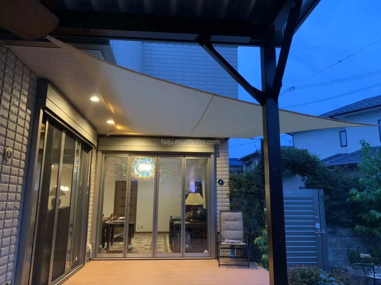 Canopy Heavy Duty Sun Shade Sail Garden Patio Party Sunscreen Awning ...