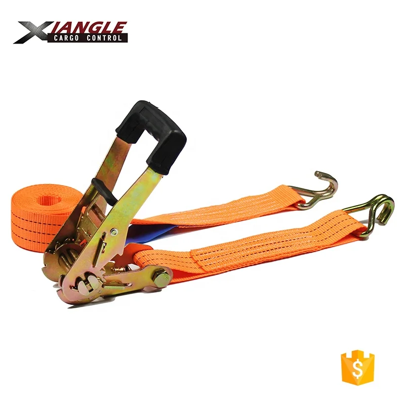 Heavy Duty 2 Inch 50mm 5000kgs Polyester Cargo Ratchet Tie Down Strap ...