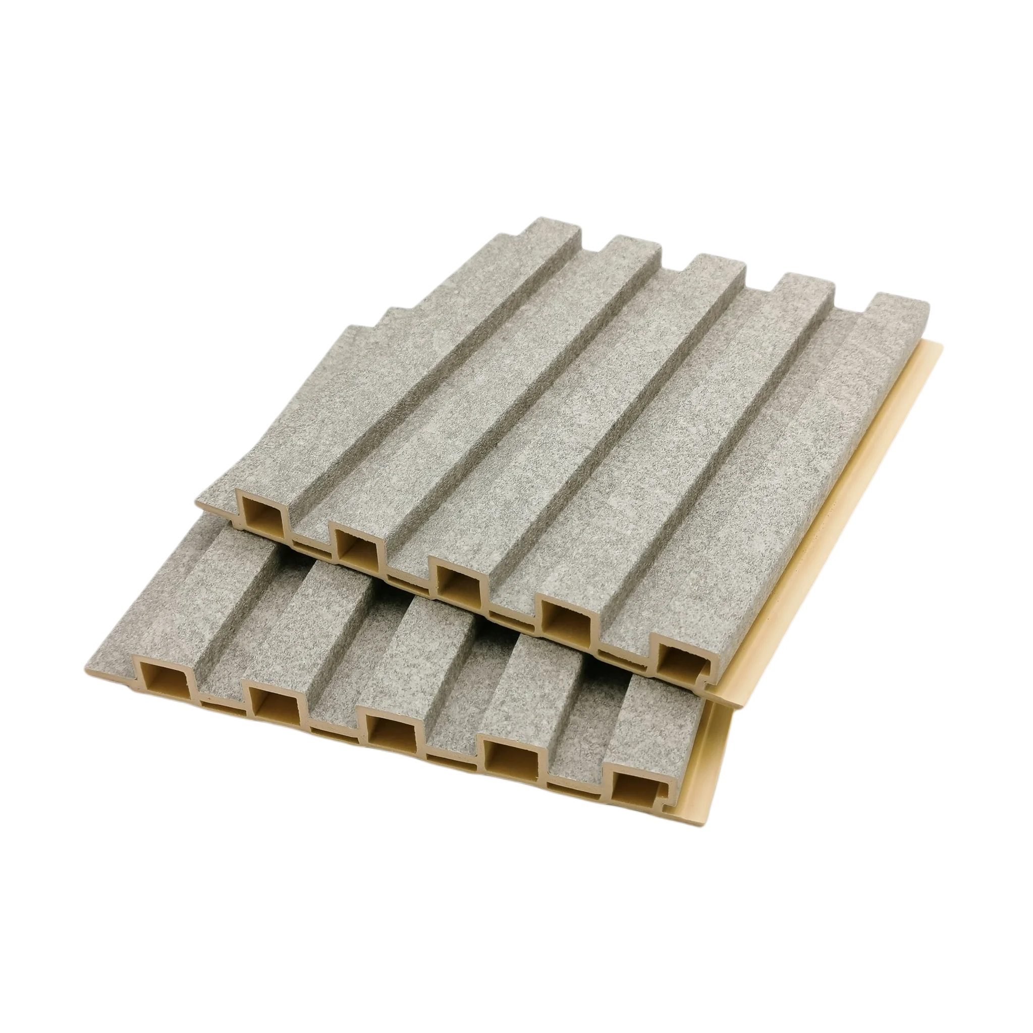 Home Interior Fluted Wall Panel Wpc Marble Gritty Surface Wall Slat ...