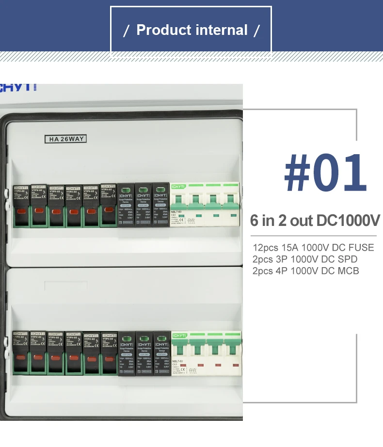 Pv Solar Combiner Box Lightning Protection Dc Photovoltaic Combiner Box - Buy Photovoltaic ...