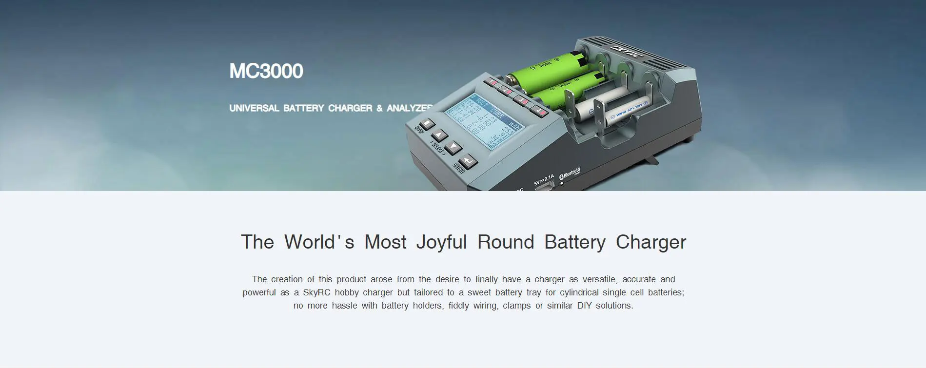Original SKYRC MC3000 Battery Charger BT Smart APP PC Control Multi ...