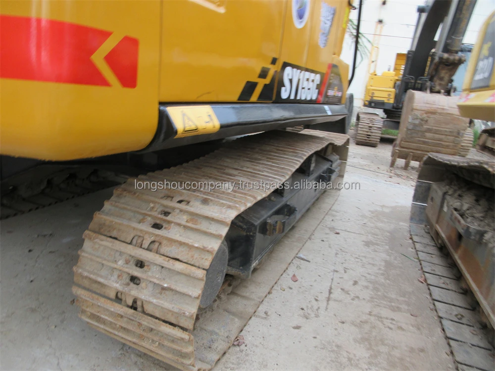Second Hand SANY SY155H Excavator Super Condition Smooth Working Performance Cheap Used SANY ...