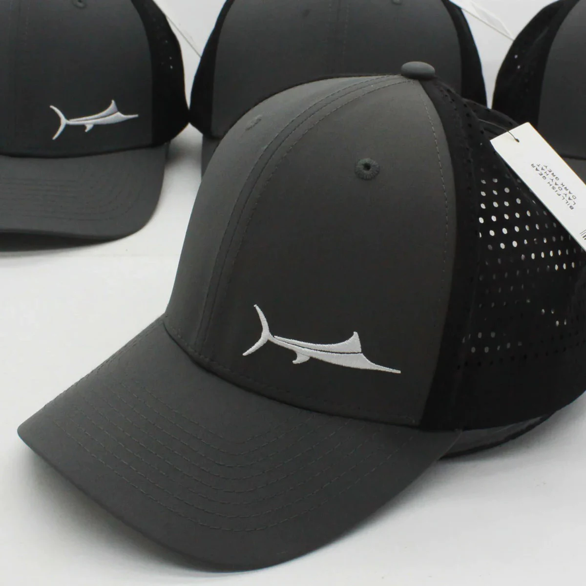 Custom Flat Embroidered Logo Billfish Waterproof Hat