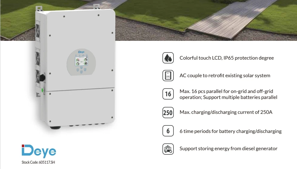 Deye Hybrid Inverter 10kw - Efficient Solar Solution
