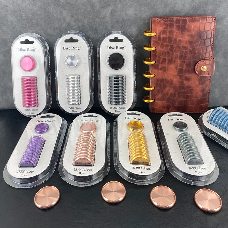 Customizable Disc Bound Notebooks - RINGNOTE Aluminium