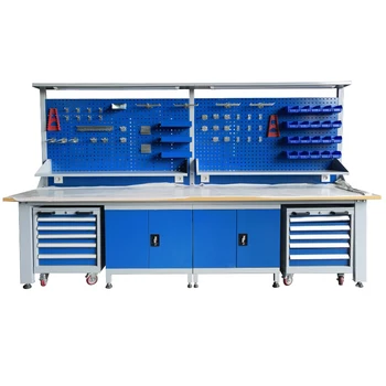 Custom Industrial Heavy Duty Worktable Workshop Stainless Steel ...