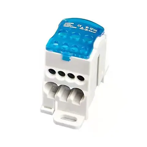 Din Rail Distribution Box Block One In Multiple Out UKK 80A Power Universal Electric Wire ...