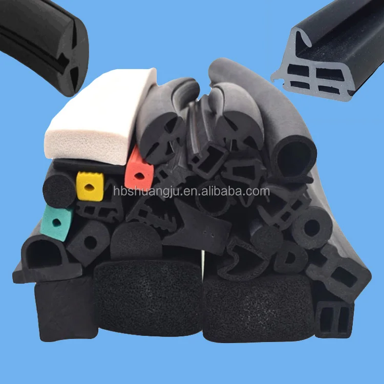 Custom OEM rubber extrusion profile extruded molding silicone/EPDM/PVC ...