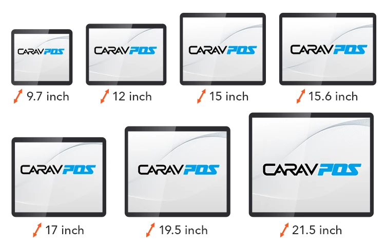 15 Inch PCAP Monitor - High Resolution Touchscreen Panel