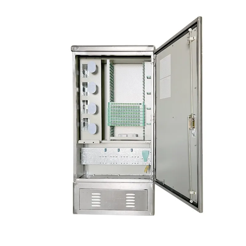 288 core Stainless Steel ODF optical fiber distribution frame FTTH ...