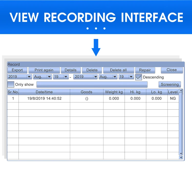 NVK Weighing Scale - Smart Touch Printing Scales for All Needs