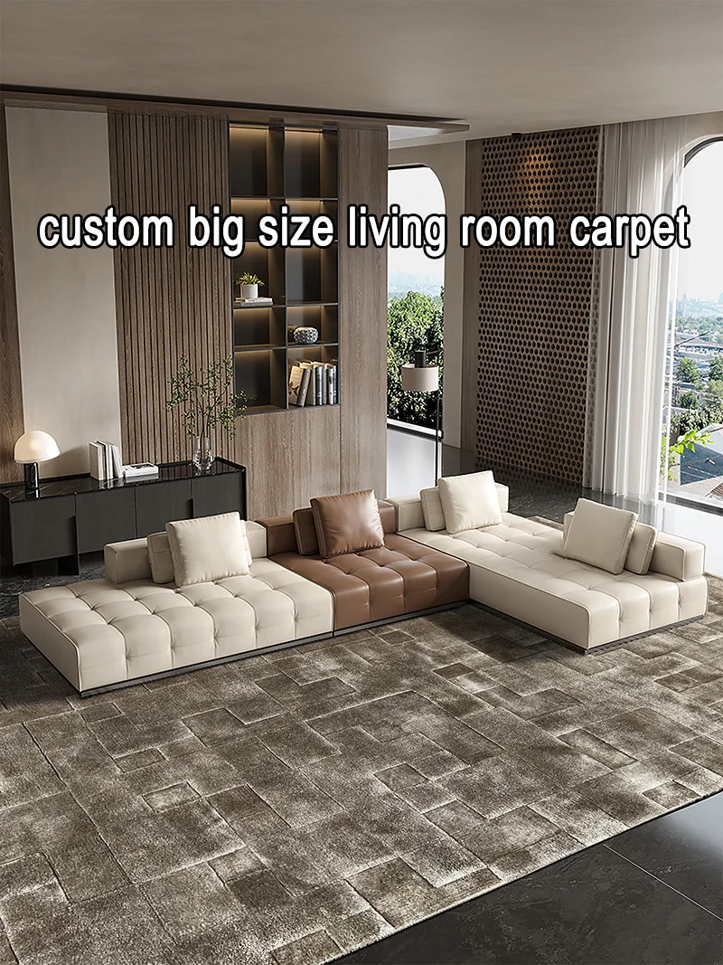 Luxury Large Floor Carpet Long for Living Rooms Bed Side Wool and Silk ...