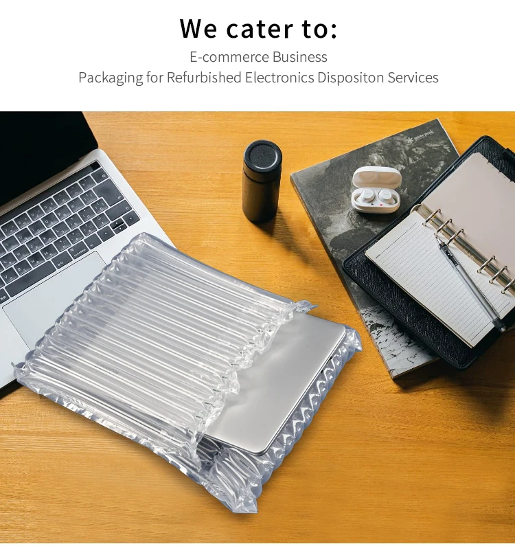 Air Column Bag Protective Package Inflatable Wrap Pack Bubble Bag For ...