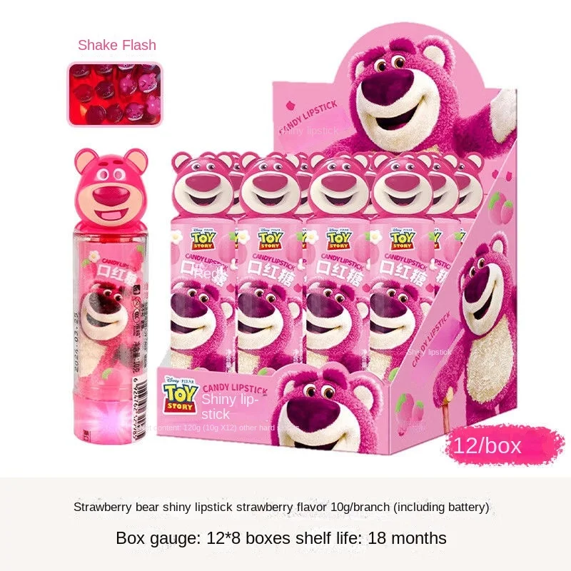 Hamasaki 10g Shiny Lipstick in Strawberry Bear Design Hard Candy Mint ...