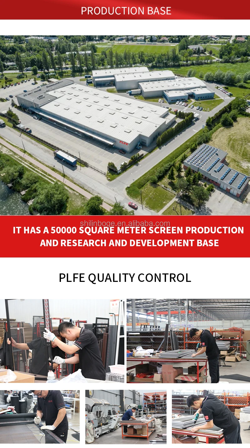 Plfe Aluminium Profile Screen Window Frame Accessories Sliding Window ...