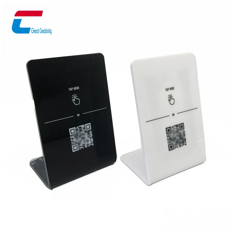 Customized NFC Stand with QR Code for Google Reviews