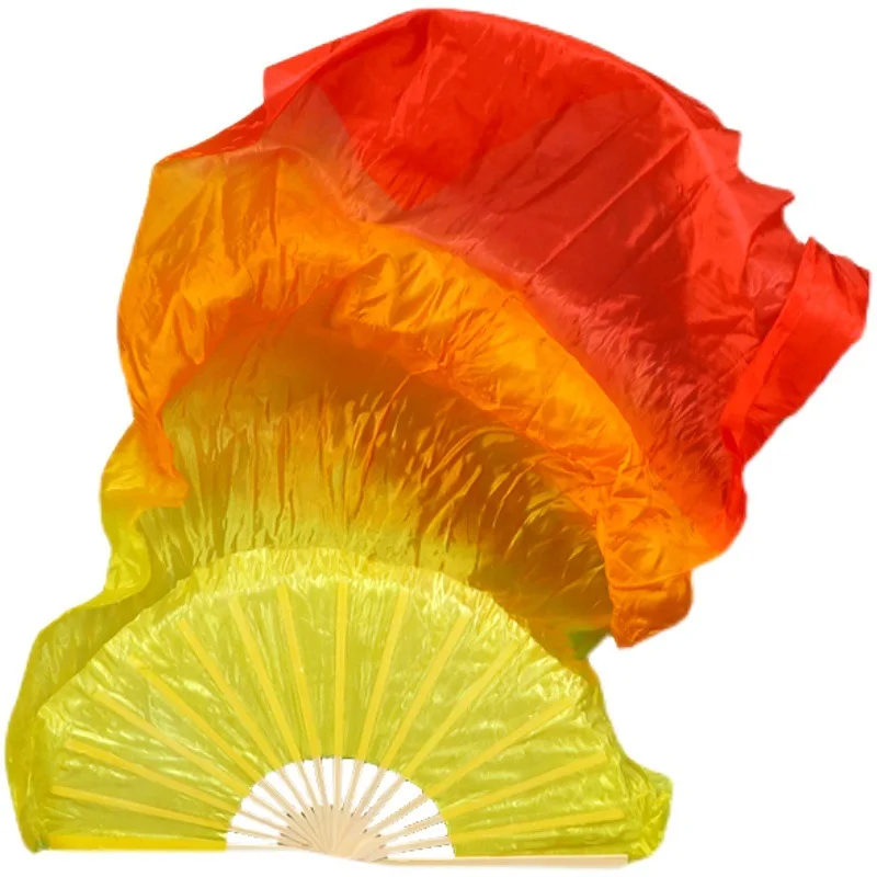 Wholesales Belly Dance Hand Performing Bamboo Fans With Long Veil For ...