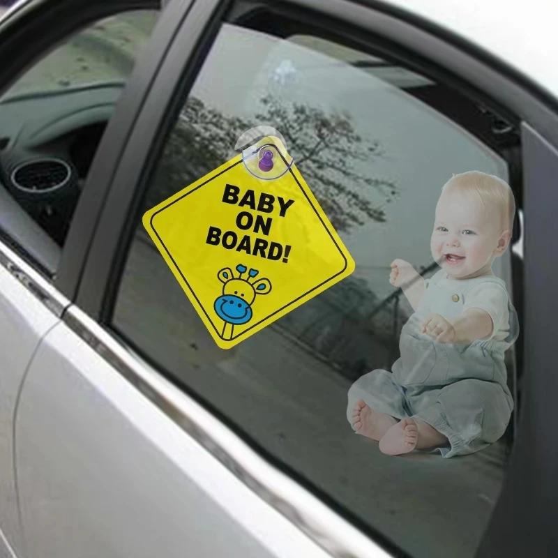 Over 12 Years Factory Baby On Board Car Sticker Baby In Car Safety ...