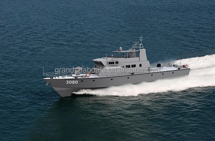 High Speed FRP Patrol Boat for Sale - 32m Fiberglass Vessel