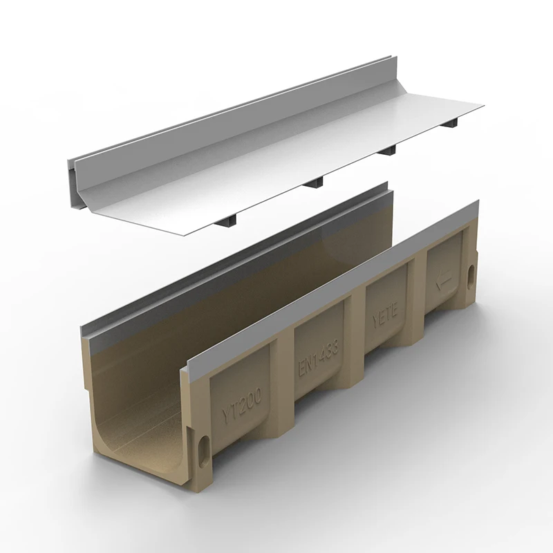 Polymer Concrete Rainwater Gutter Drain Channel Outdoor - Buy Stainless ...