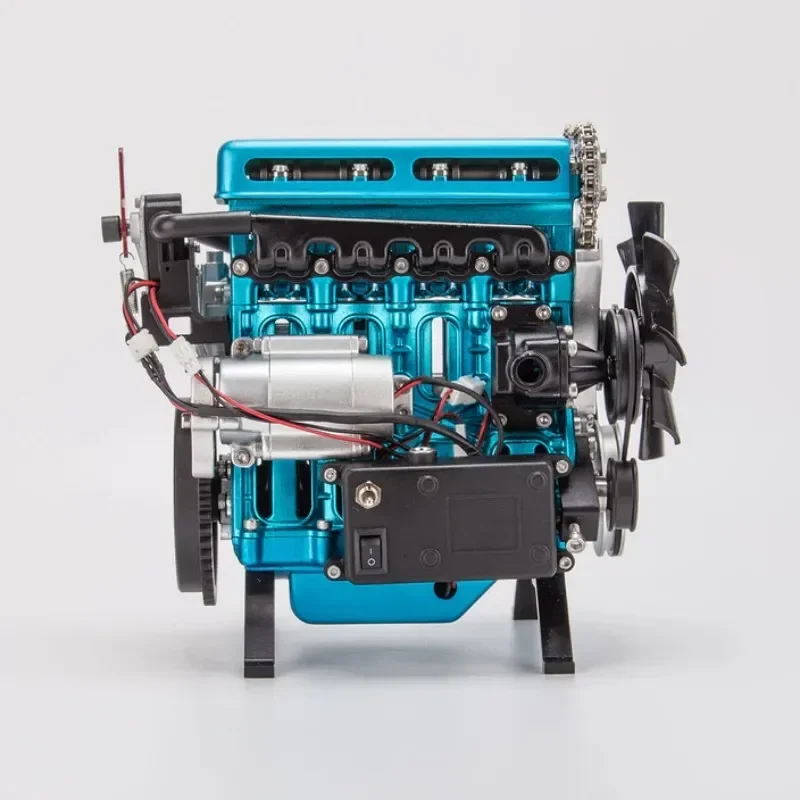 4-cylinder Car Engine Kit - Full Metal Upgraded Version