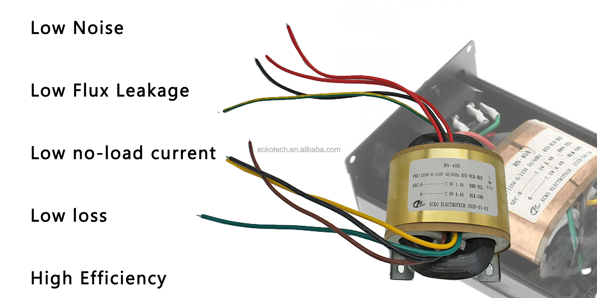 Custom R-Core Tube Output Transformer for Audio Amps