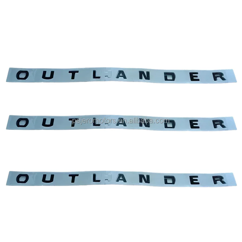 Mitsubishi Outlander Hood Emblem - Durable Sticker Logo