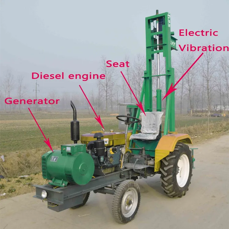 200m Tractor Type Water Well Drilling Machines /well Borer / Well Drill ...