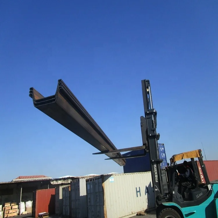 High Quality Cold Formed U Shaped Sheet Piling Steel Sheet Pile For ...