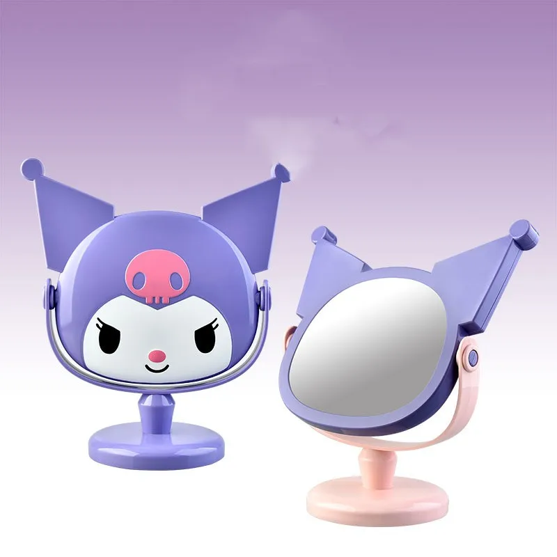 Kawaii Kuromi Mirror Anime Kuromi Creative Rotatable Desktop Children ...