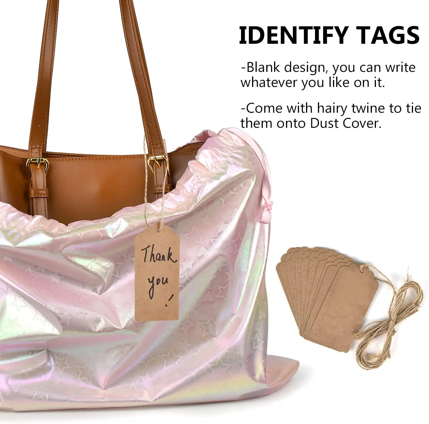 Custom Waterproof Soft Iridescent PU Drawstring Backpack