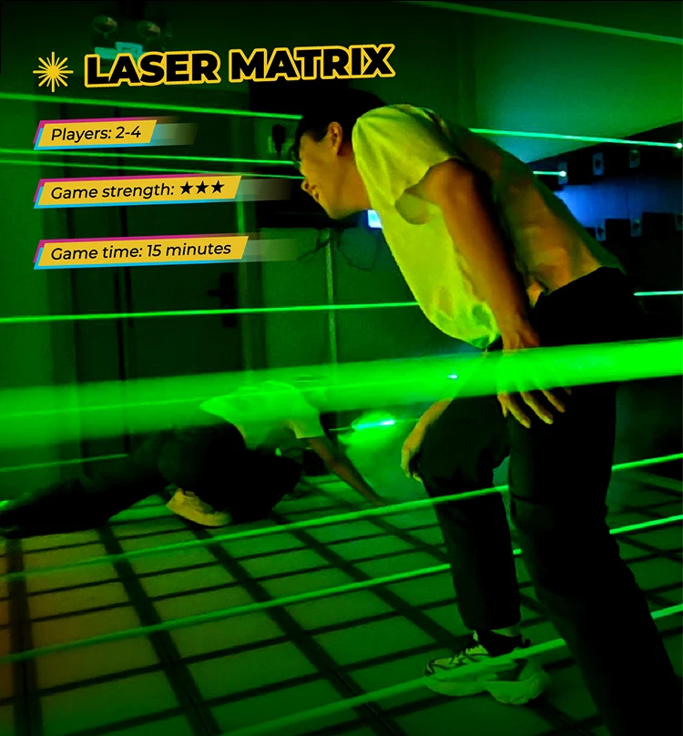 Indoor Amusement Park - Multiplayer Laser Maze Game