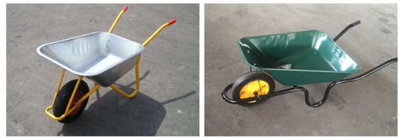 Folding Wheelbarrow Lightweight Garden Leaves Foldable Wheel Barrow ...