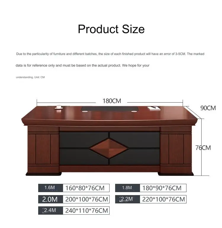 Durable & Stylish Office Furniture - CEO Manager Table