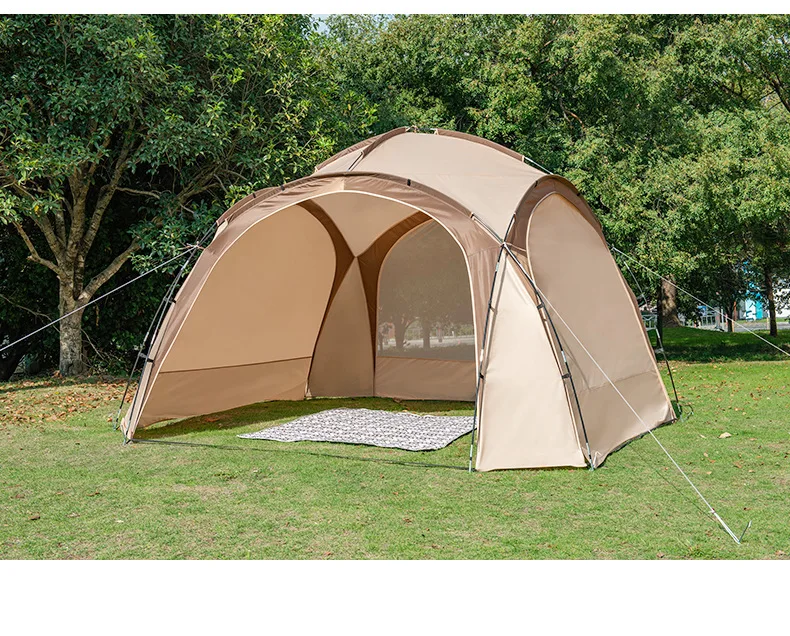 Large Dome Tent Multi-person Camping Rain Protection And Sun Protection ...
