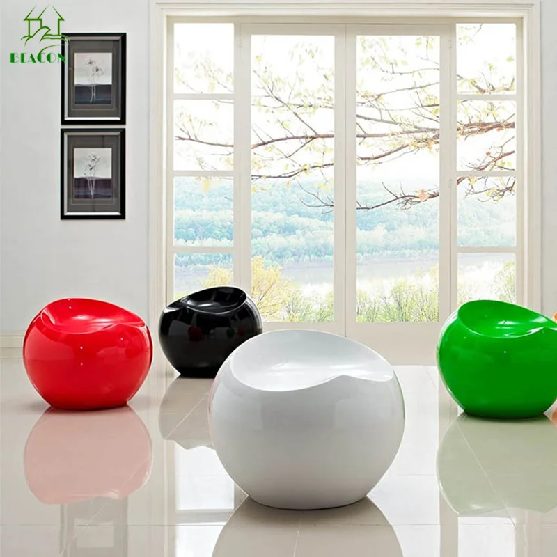 Modern Contemporary Luxury Living Room Accent Chair Fiberglass Ball ...